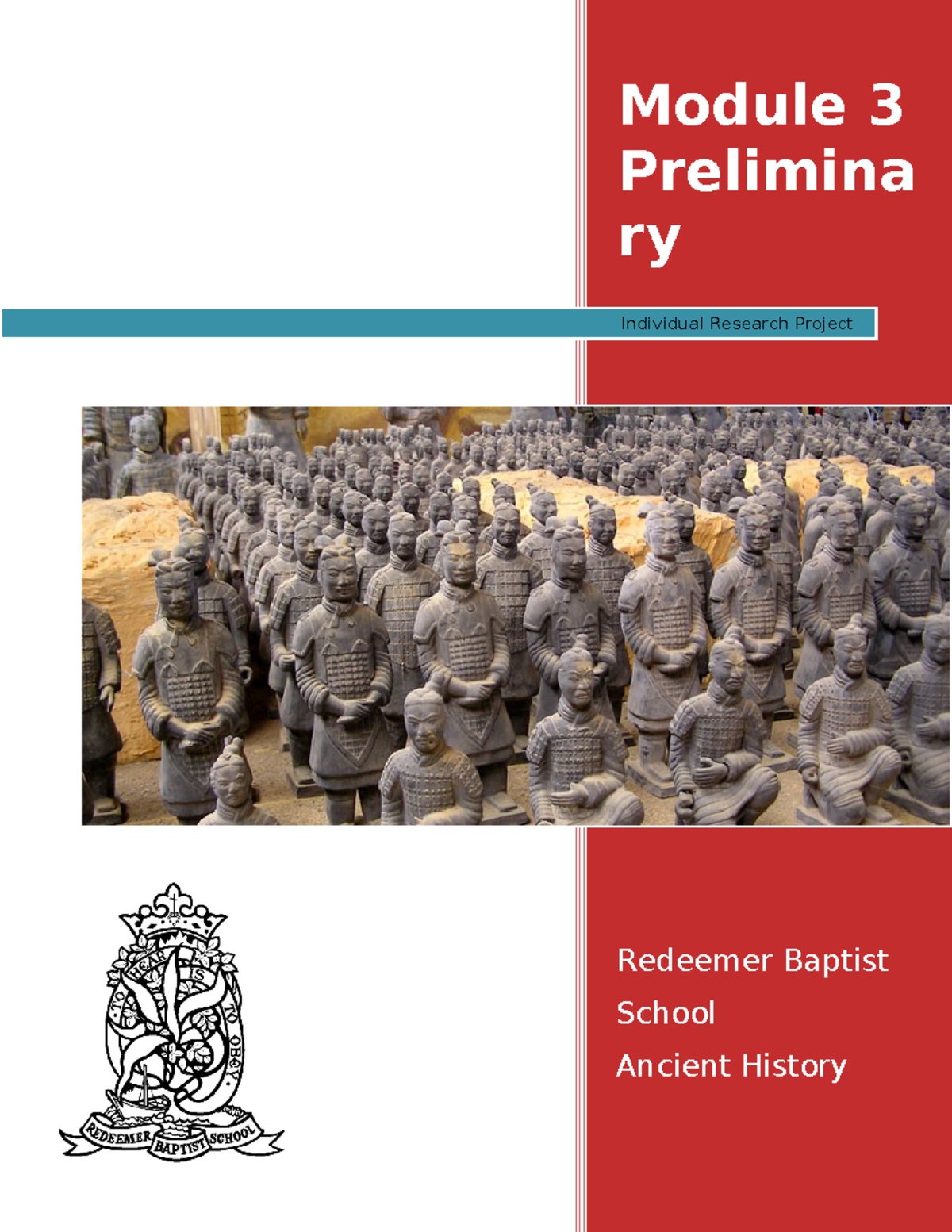 Module 3 Individual Research Project Proposal - Ancient History - Studocu
