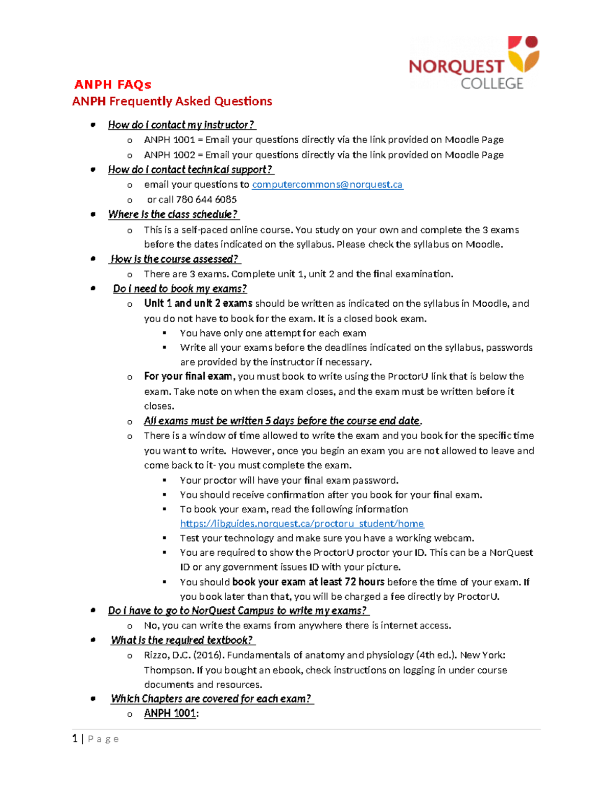 ANPH1001 FAQ 2024 - Common Questions & Course Details - Studocu