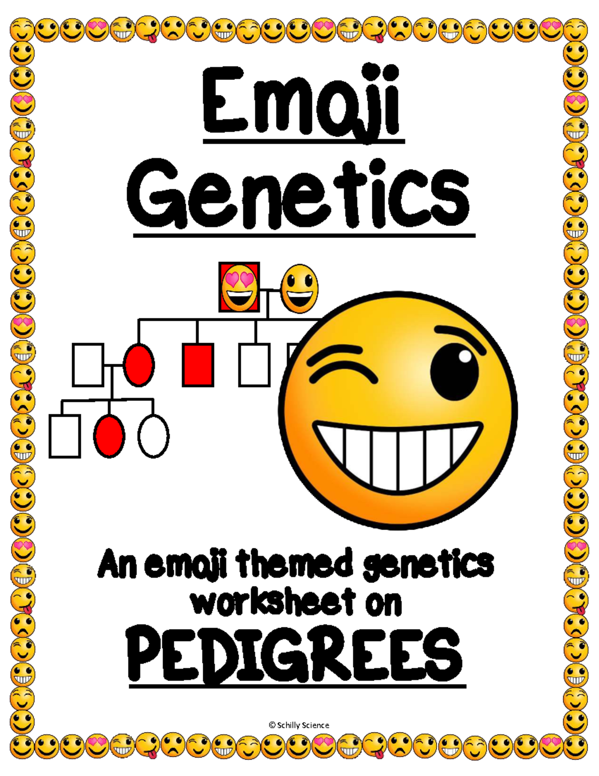 Emoji Genetics Pedigree Worksheet - Schilly Science Activities - Studocu