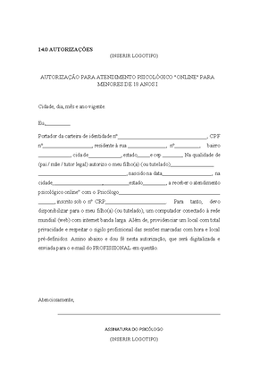 Modelo+TCLE - modelo editável de termo de esclarecimento - 12 TCLE ...