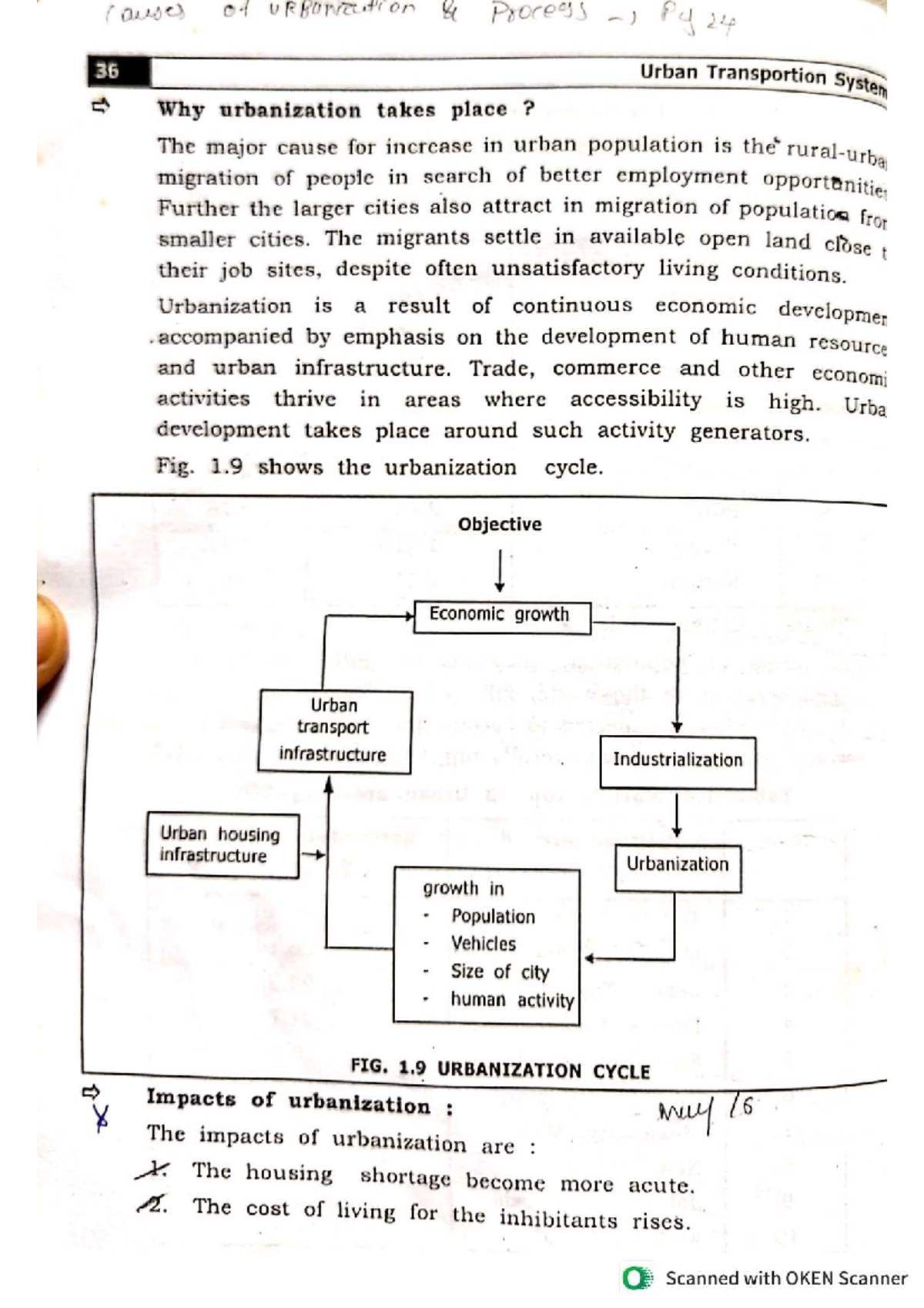 Urbanization Process and Travel Demand Analysis PY 24 36 - Studocu