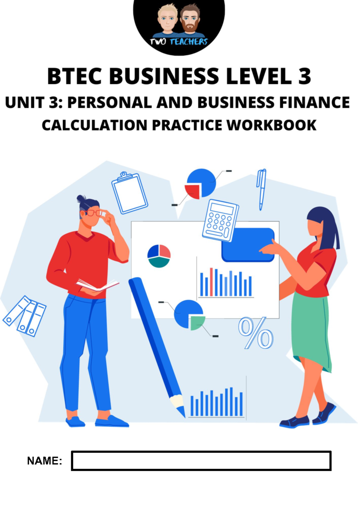 BTEC Unit 3 Personal & Business Finance Calculation Workbook PDF - Studocu