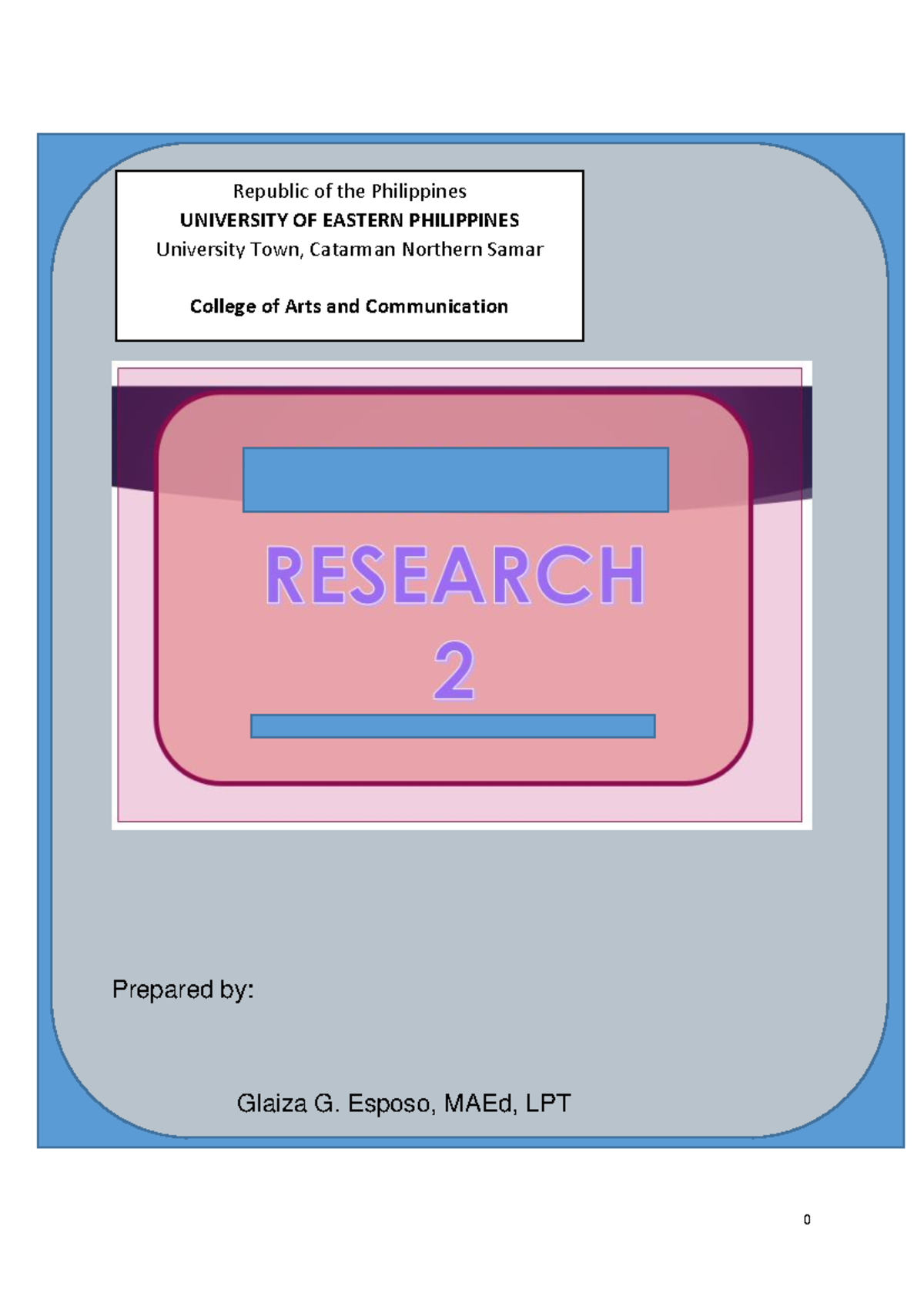 PR2: Module on Quantitative Research Concepts and Activities - Studocu