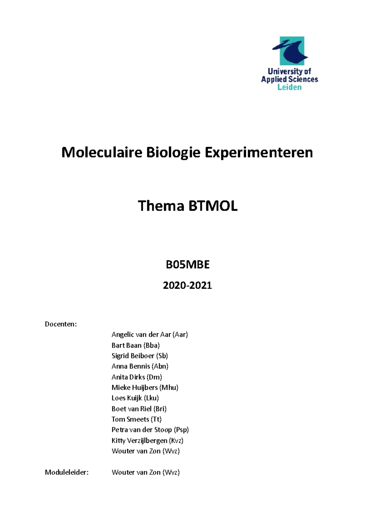 B05 MBE Final Exam Module Guide: Cloning Techniques PT1-5 - Studeersnel