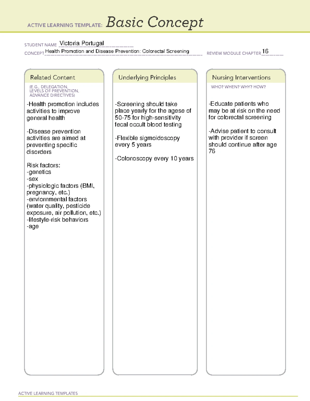Infection Control Basic Concept - ACTIVE LEARNING TEMPLATES THERAPEUTIC ...
