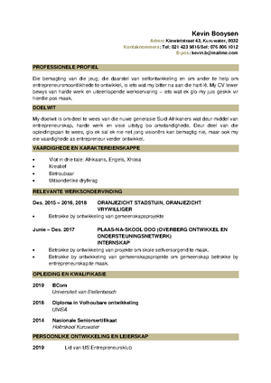 Final draft 1 Writing Skryf Afrikaans Study Guide 13 Aug 2018 ...