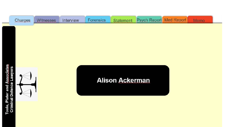 Case Study: Police Apprehension Report - Alison Ackerman (2024) - Studocu