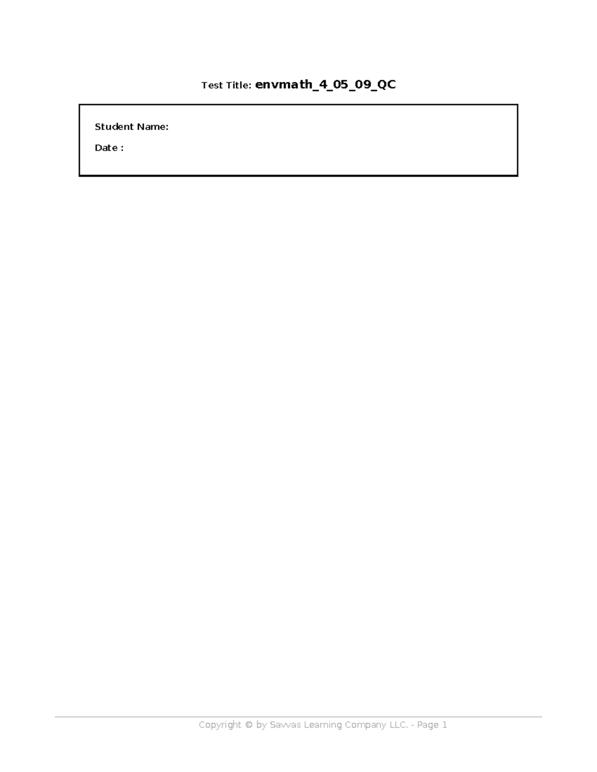 envmath_4_05_09_QC Printable Quick Check Notes - Studocu