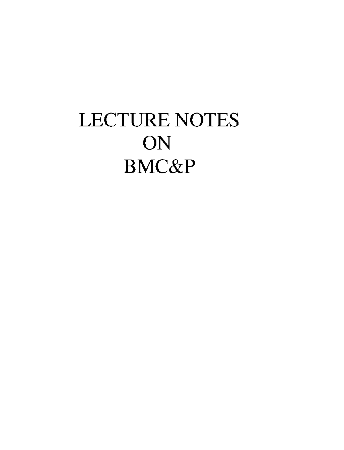 Bmcp-cf - short notes for building material - LECTURE NOTES ON BMC&P ...