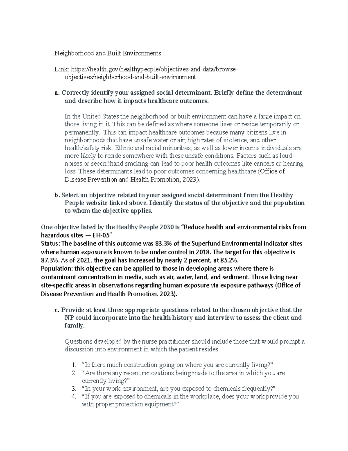 (Solved) NR509 Week 5 i-Human Virtual Patient Encounter Felipe Garcia ...