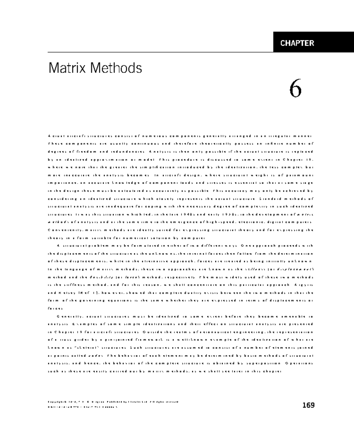 CHAPTER 6 Matrix Methods - Aircraft Structures Analysis Notes - Studocu