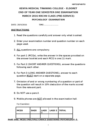 [Solved] Sample midwifery case study - Kenya Registered Community Health Nursing (KRCHN23041 ...