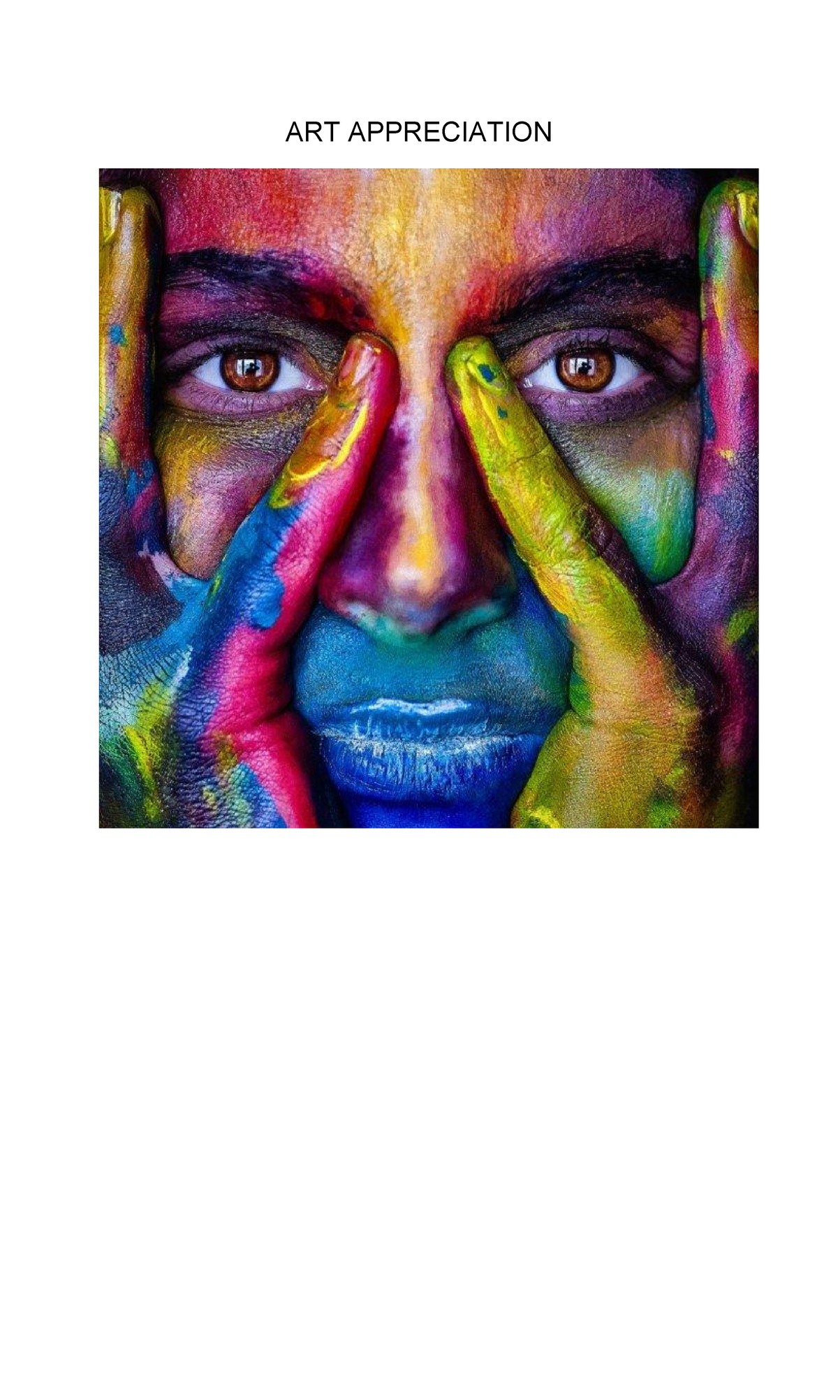 ART-APP-101-Module-1: Introduction to Art Appreciation - Studocu