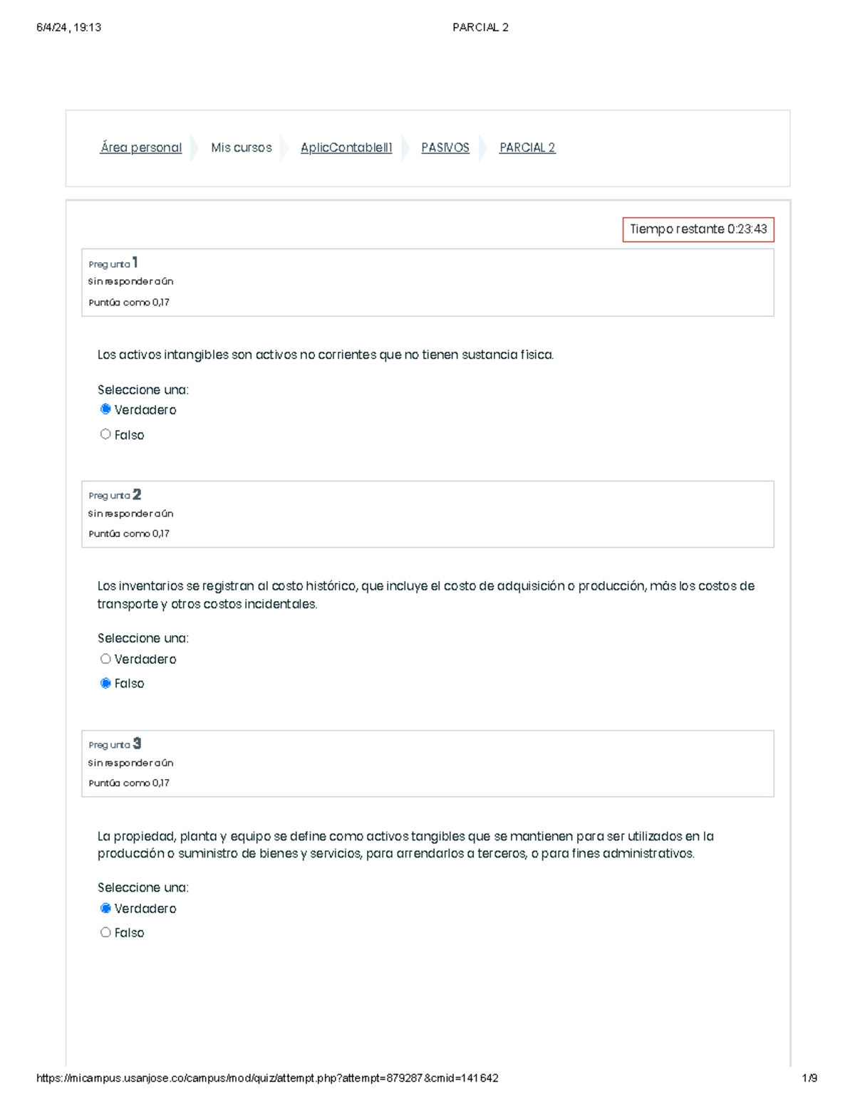 Parcial 2 - Contabilidad AplicContableII1: Preguntas y Respuestas - Studocu