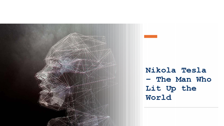 Nicola Tesla - Global Perspective - Grade 5 - Cambridge - Nikola Tesla ...