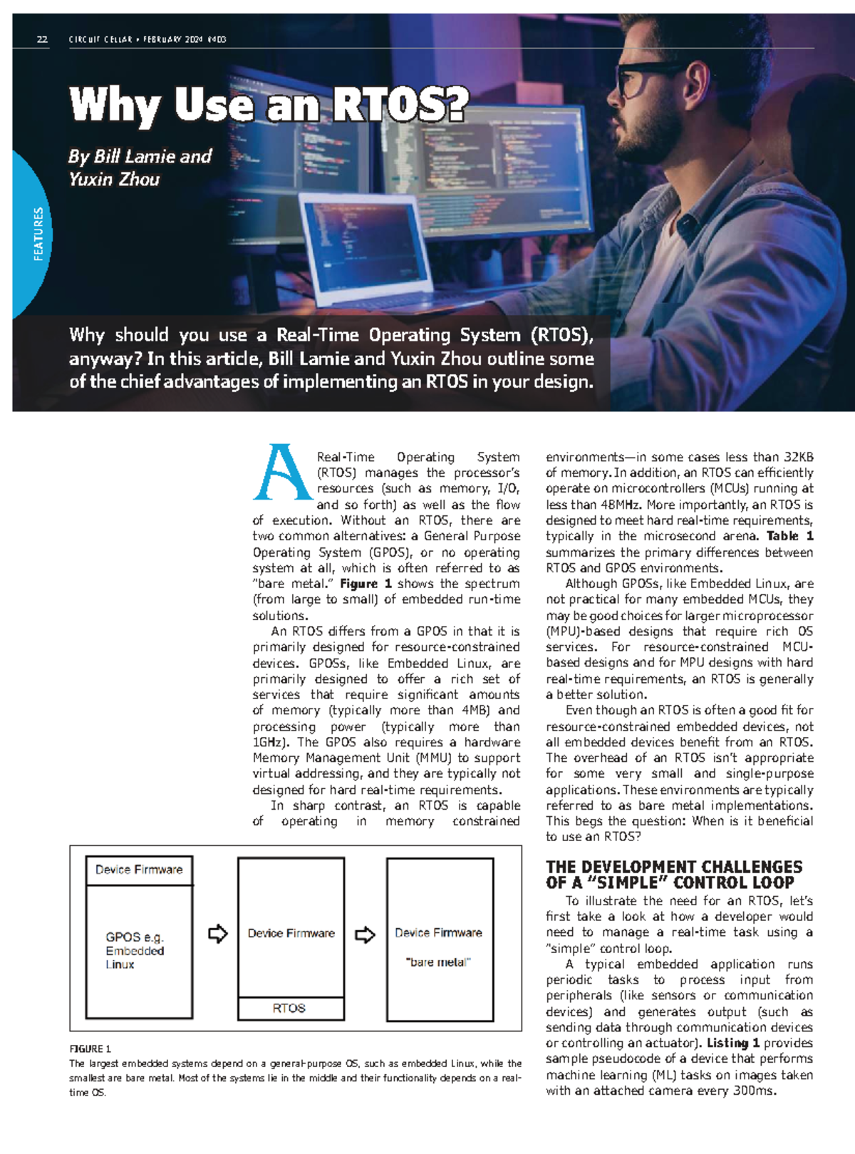 Why Use an RTOS? Features and Advantages - Circuit Cellar Feb 2024 ...