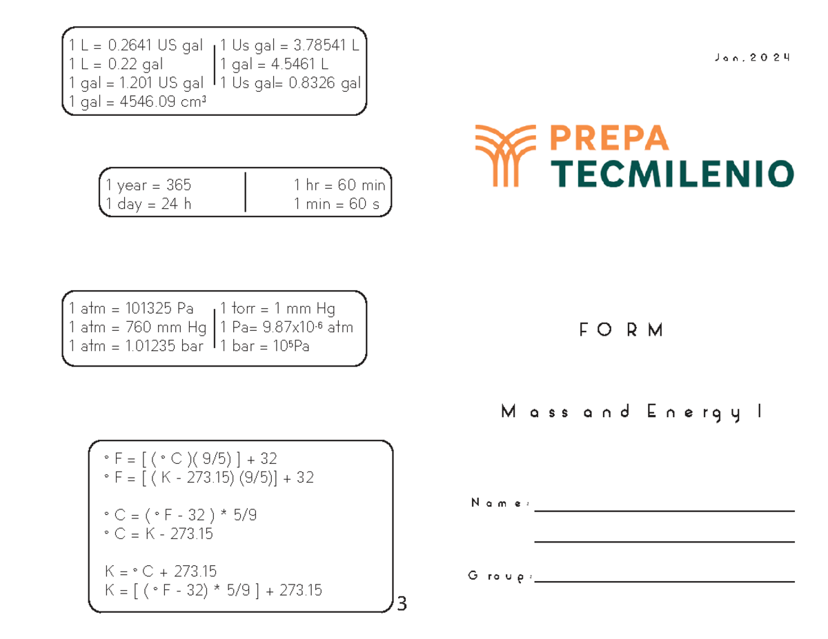 Physics Conversion Formulas and Constants - Formulario Ayuda - Studocu