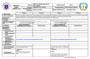 Bermejo. Colors OF Light - DAILY LESSON PLAN School: Grade Level: Grade ...