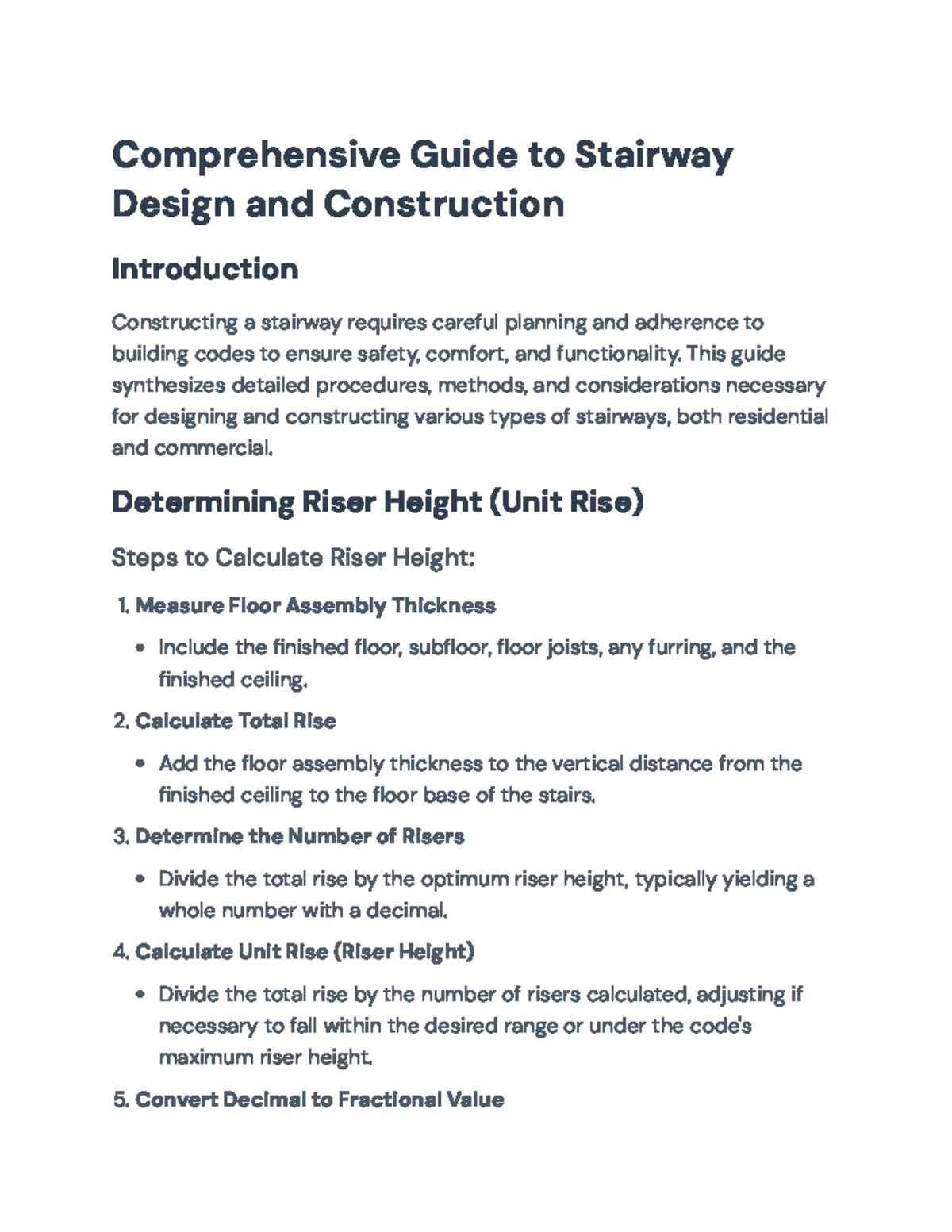 Comprehensive Guide to Stairway Design & Construction Techniques ...