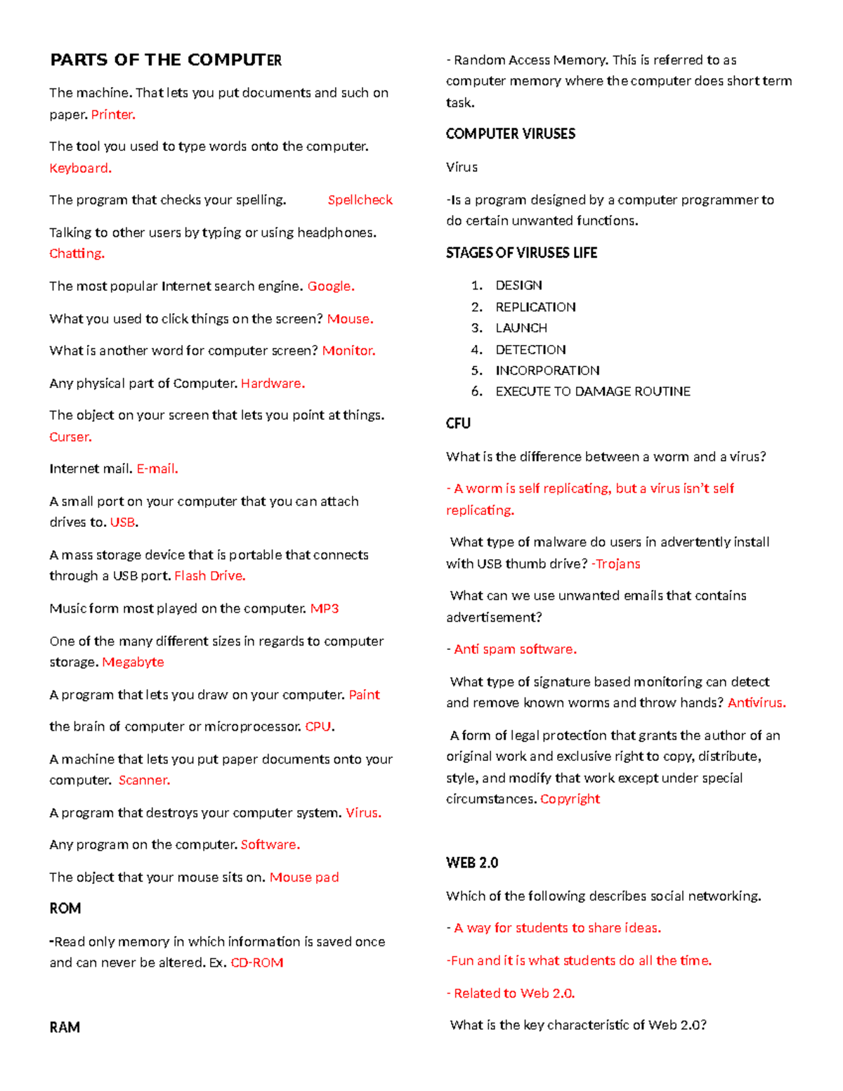 Informatics Study Guide: Key Concepts and Terminologies Review - Studocu