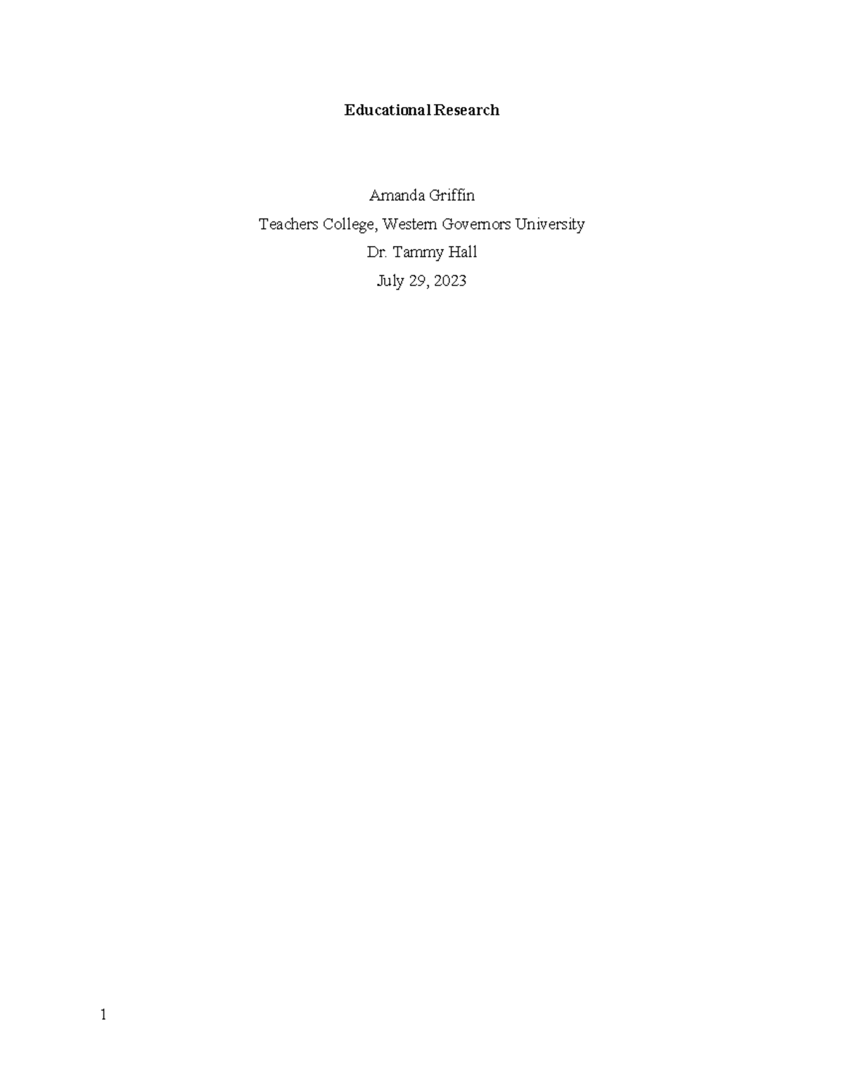 Annotated Bibliography for Educational Research (EDU 501) - Studocu