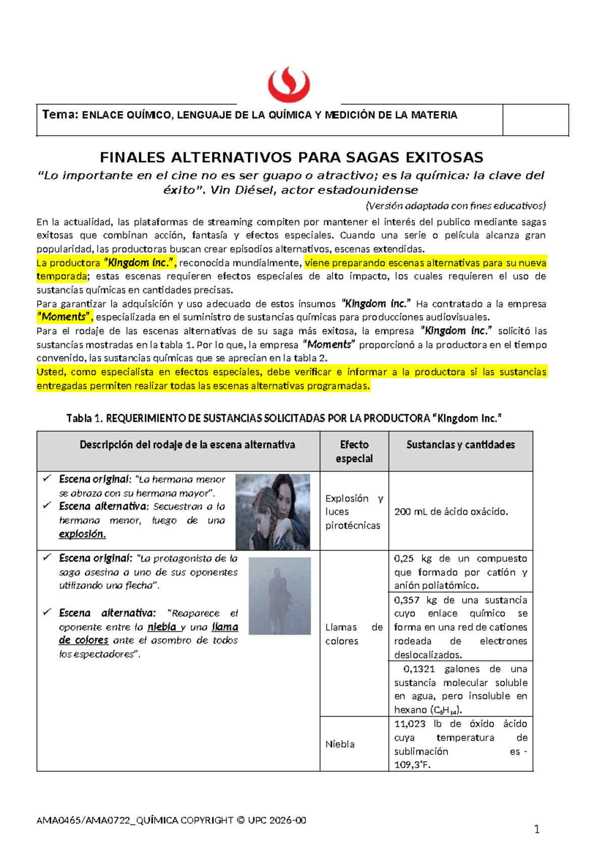 S05 CASO 2: Enlace Químico y Medición de Materia en Efectos Especiales ...