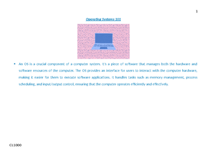 [Solved] What is the role of an operating system How does an operating ...