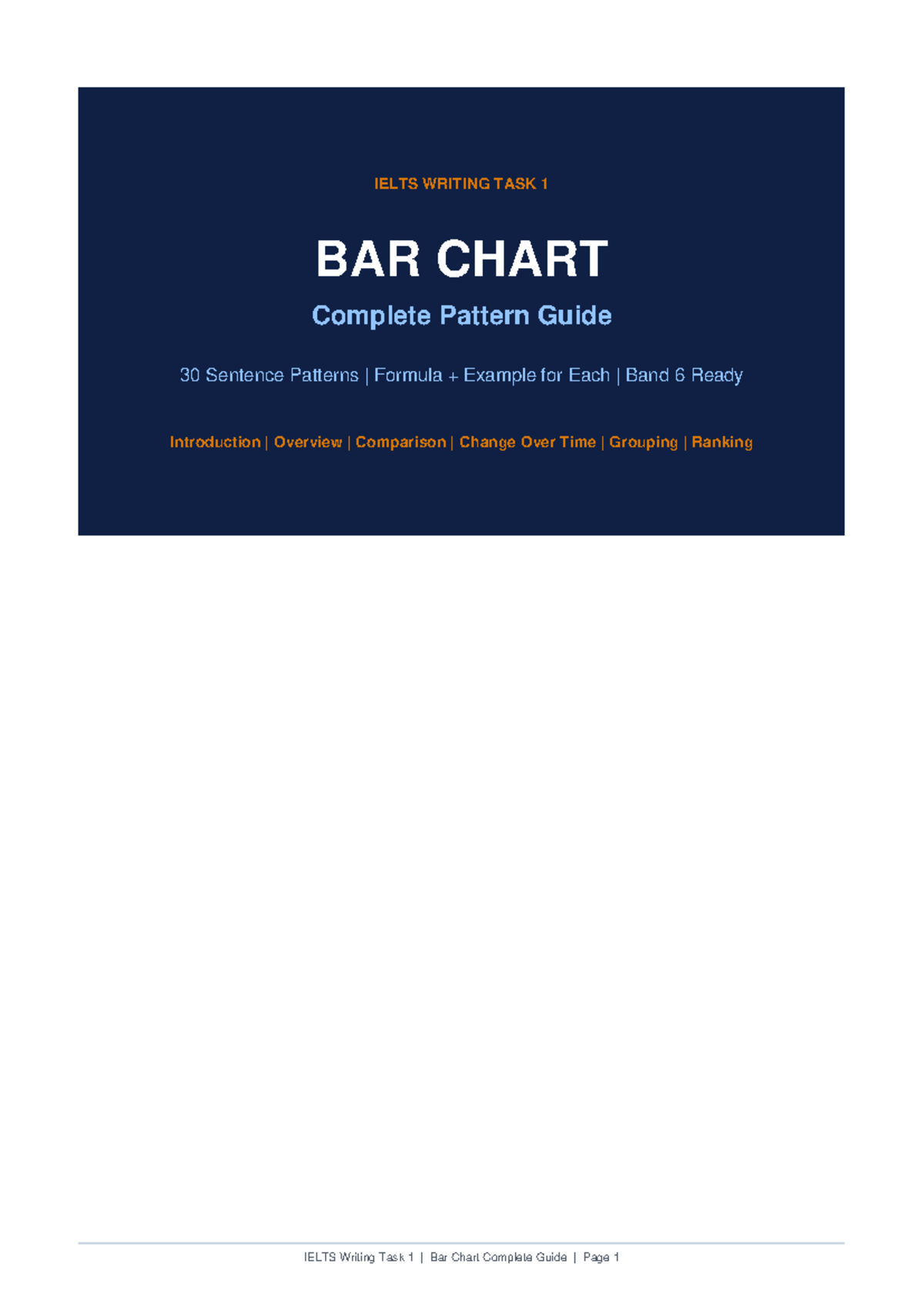 IELTS Writing Task 1 Bar Chart: Comprehensive Pattern Guide for Band 6 ...