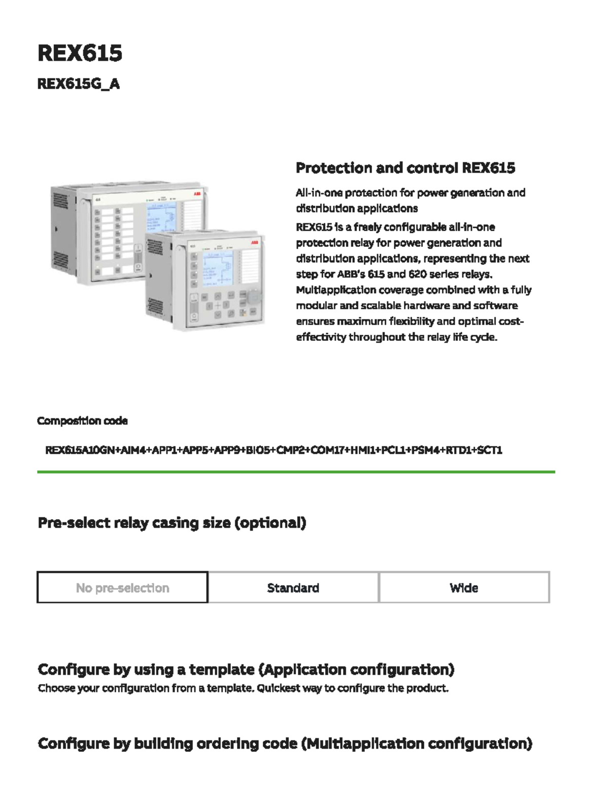 REX615 Final Exam: Protection and Control Relay Overview - Studocu