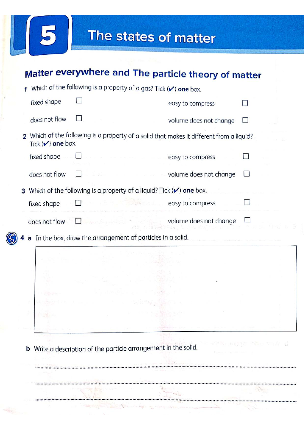 Chem 6 states of matter: properties, particle arrangements, and vacuums ...