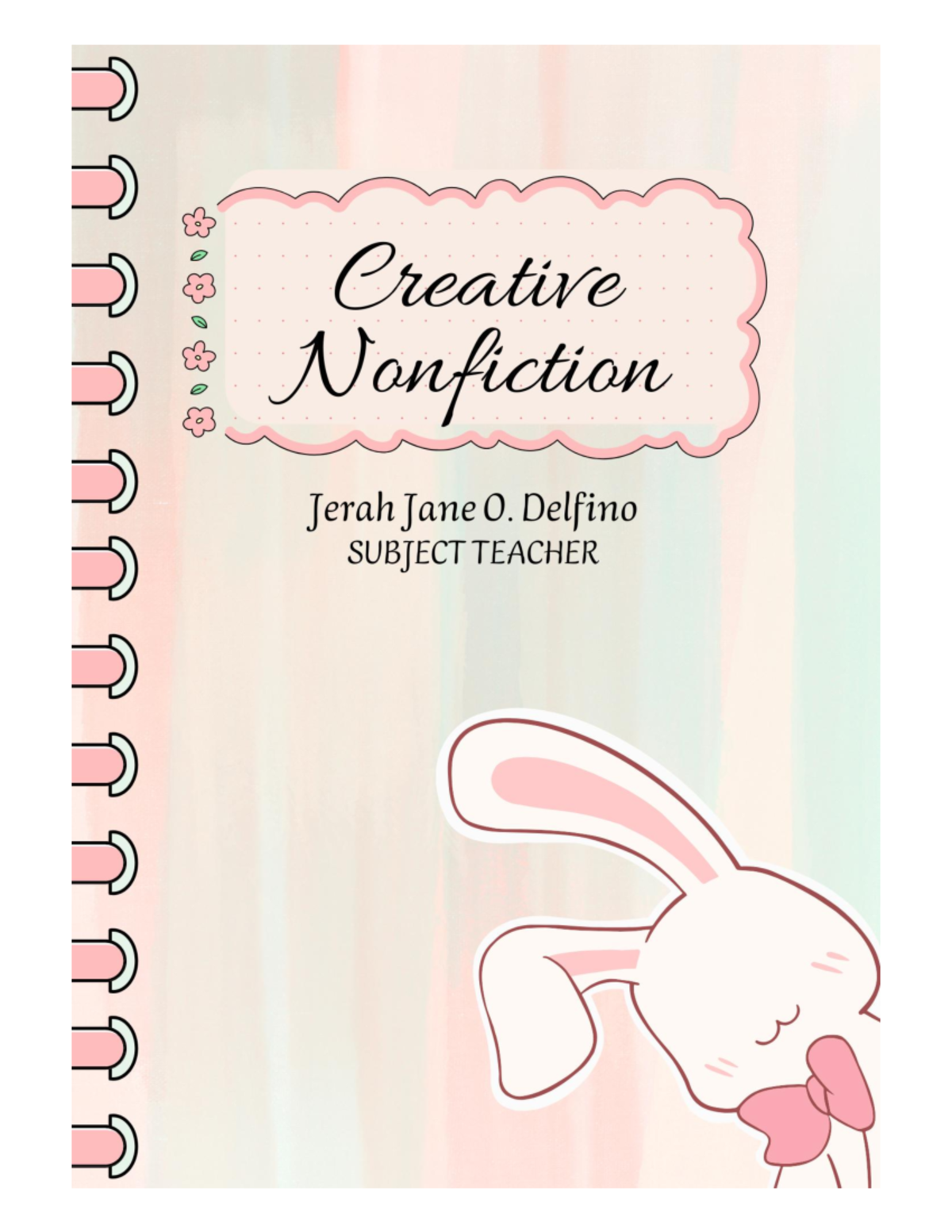 Creative Nonfiction Module No. 2: Key Concepts and Activities - Studocu