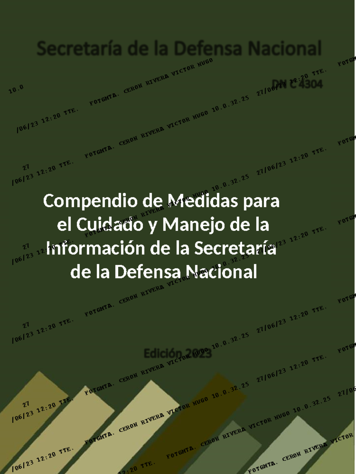 Compendio de Medidas para Cuidado y Manejo de Información 2023 - Studocu