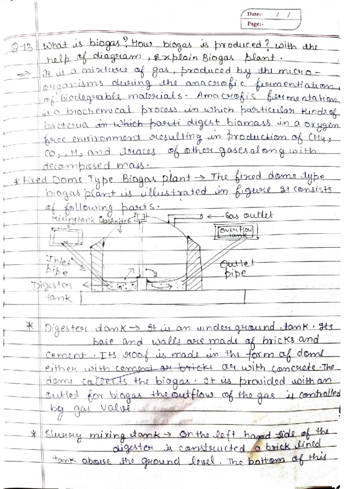 Chemistry Impacts: Biogas Production & Green Chemistry Principles - Studocu