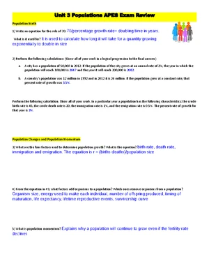 Unit 7 Atmospheric Pollution AP Exam Review KEY - 7 Unit 7 Atmospheric ...