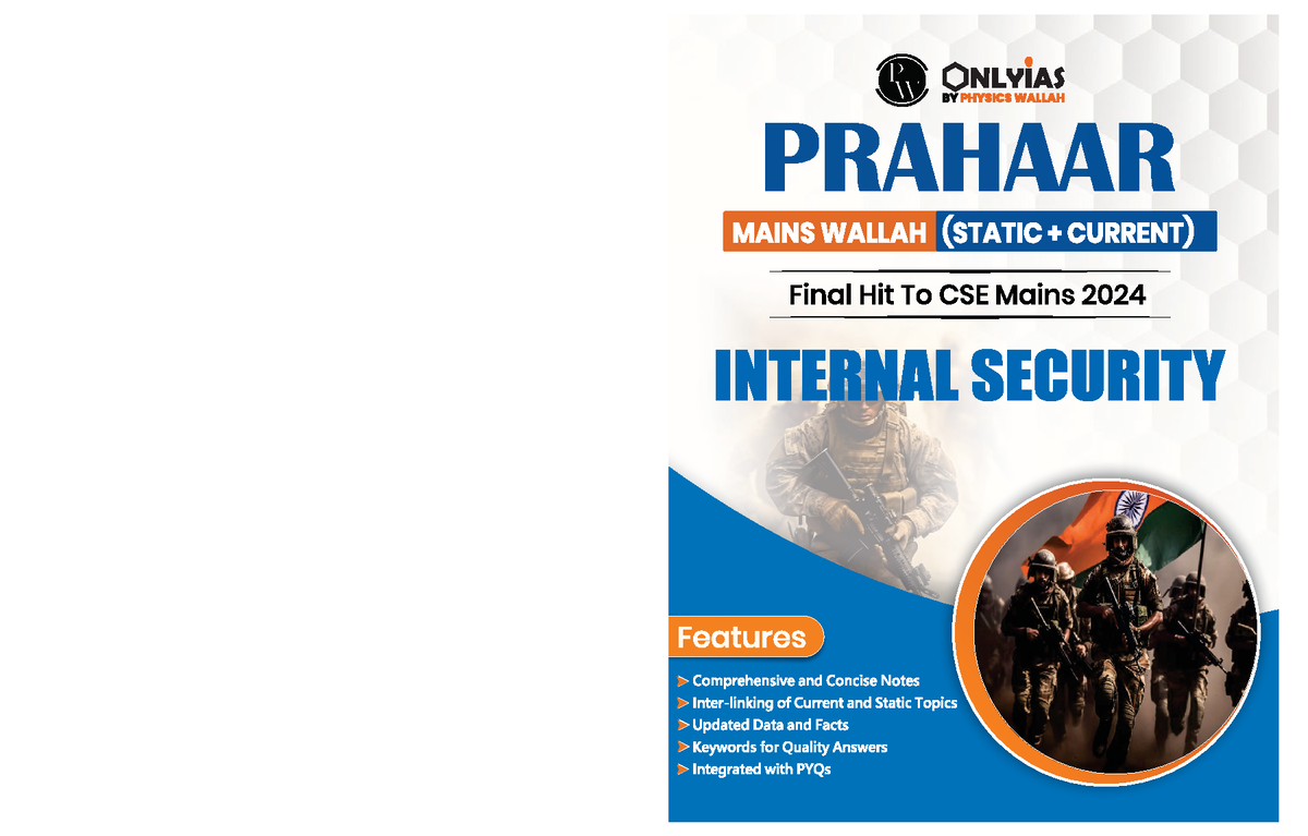 Prahaar 2024 - Internal Security - i BASICS OF SECURITY Table of ...