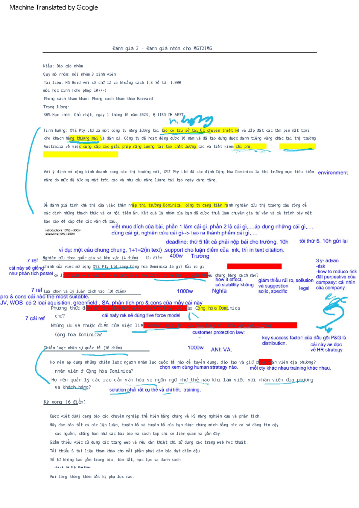 Assessment 2 Guidelines and Instructions for Completion - Studocu