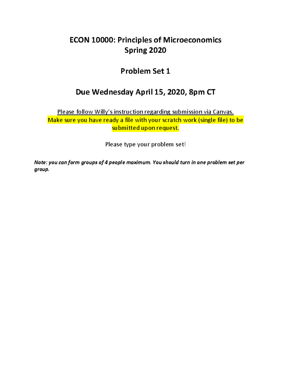 Econ 100 Spring 2020 Ps1 Warning Tt Undefined Function 32 Warning Tt Undefined