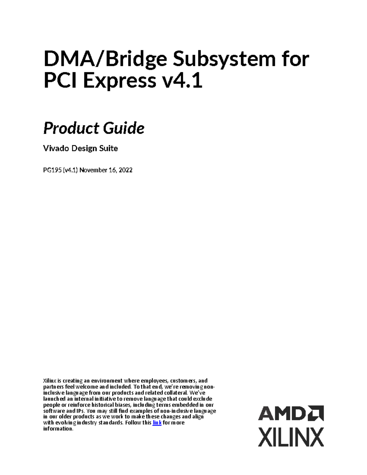 Subsystem for PCIe v4.1 Product Guide - Vivado Design Suite PG195 - Studocu