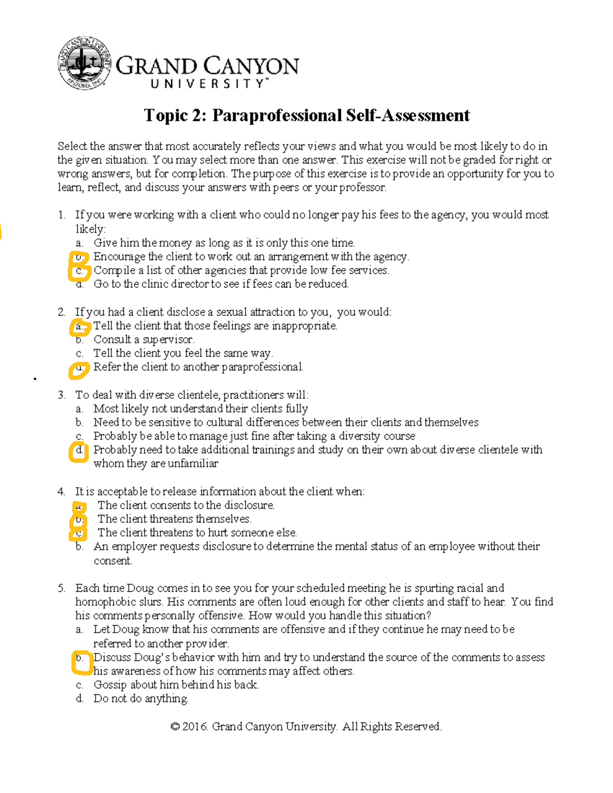 BHS-320 Paraprofessional Self-Assessment: Ethical Decision-Making Insights - Studocu