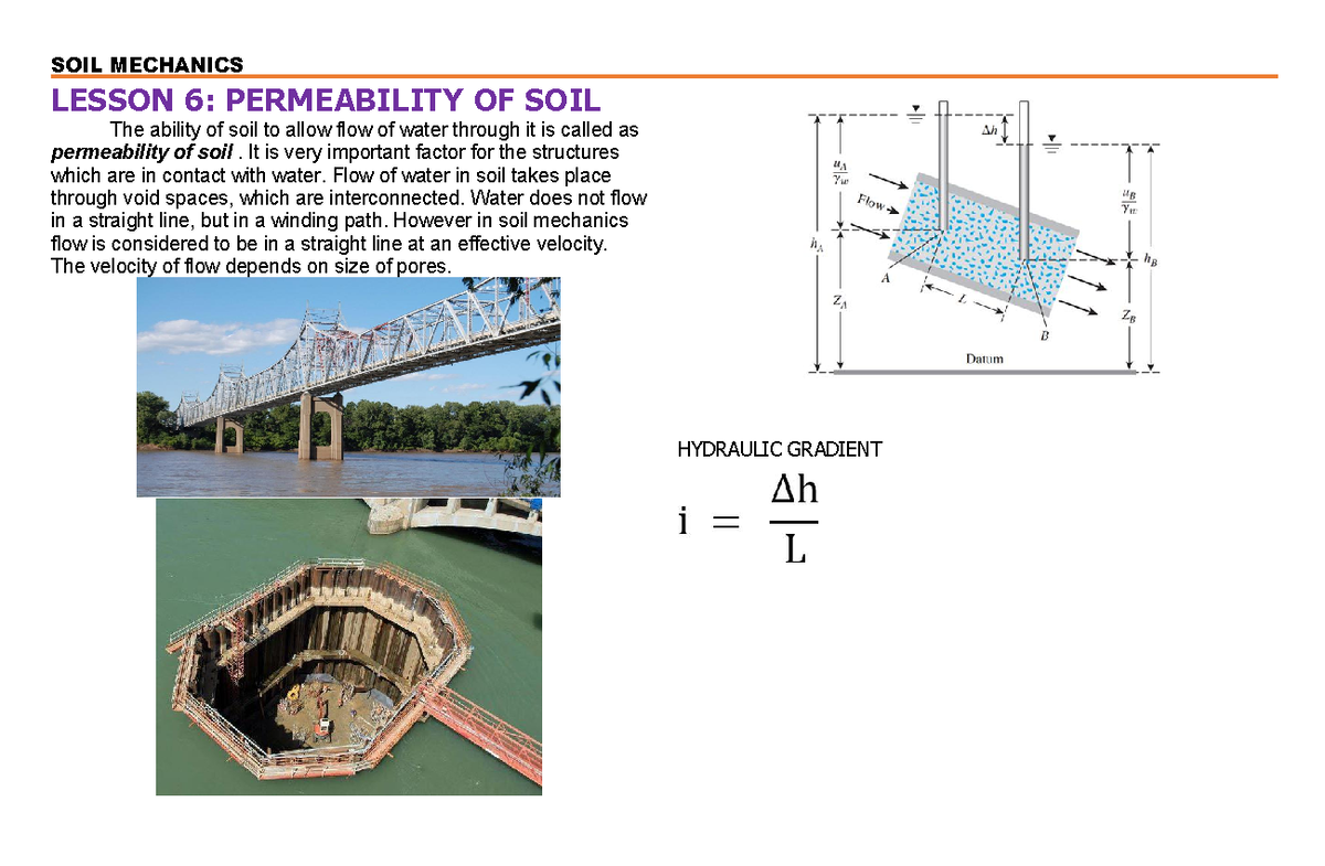 Soil Permeability Lesson: Key Concepts and Problem Solving (ENG101 ...