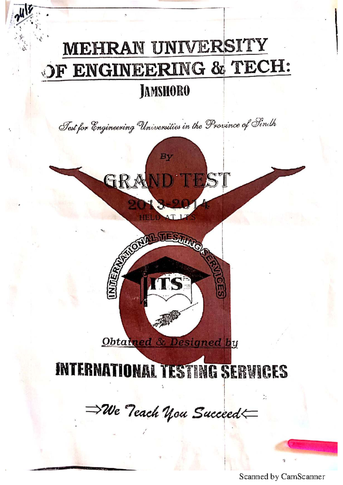 MUET 2013-14 - Engineering Tech Multiple Choice Questions - Studocu