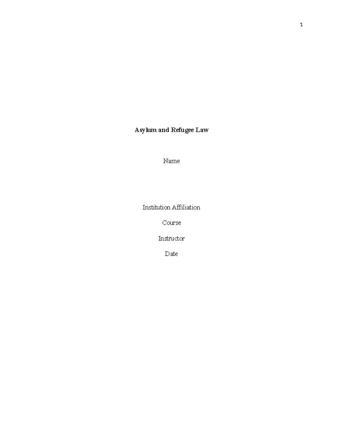 Asylum and Refugee Law: Rights Under the 1951 Convention & 1967 ...