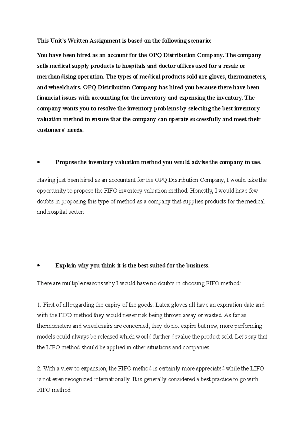 UNIT 6 BUS 1102 - WRITTEN ASSIGNMENT ON PROMISSORY NOTES - Studocu