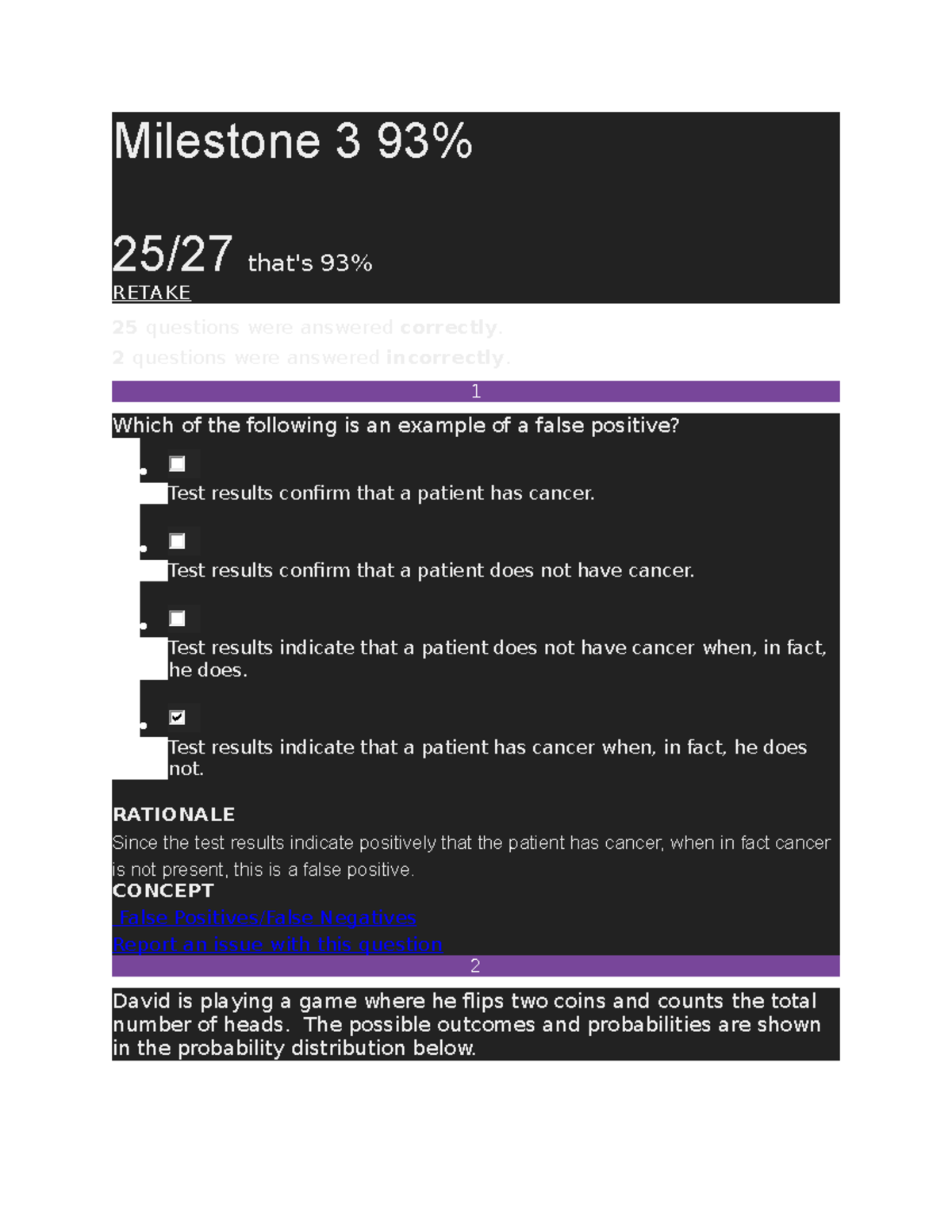 Milestone 3 Analysis and Probability Concepts (93%) - Studocu