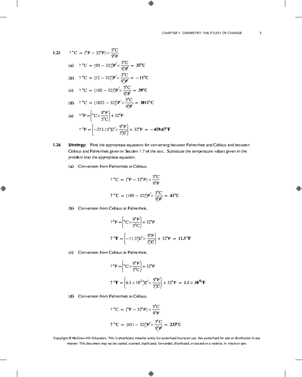 CHAPTER 1: CHEMISTRY - TEMPERATURE CONVERSION STRATEGIES - Studocu