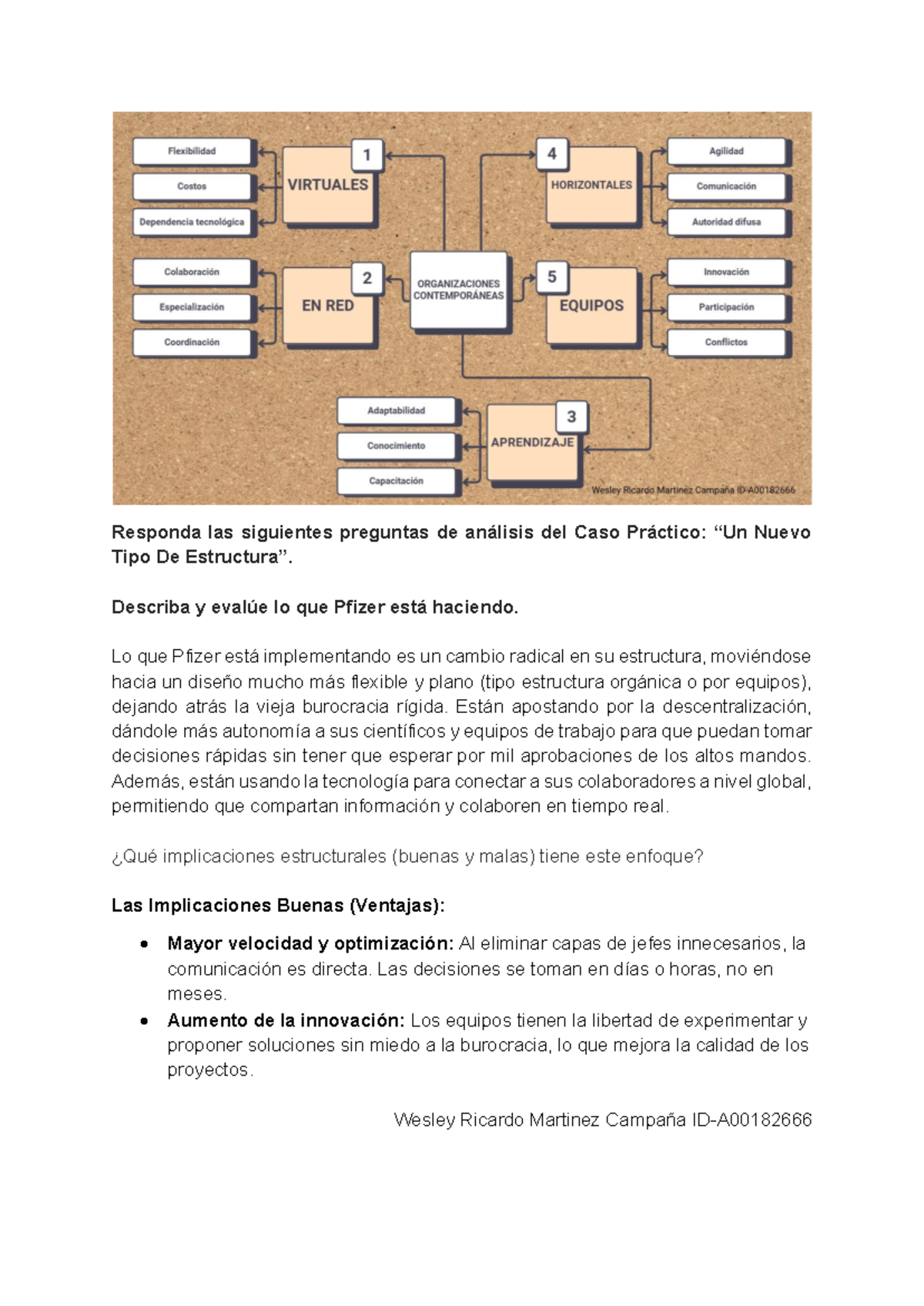 Análisis del Caso Práctico: Cambios Estructurales en Pfizer - Unidad 1 ...