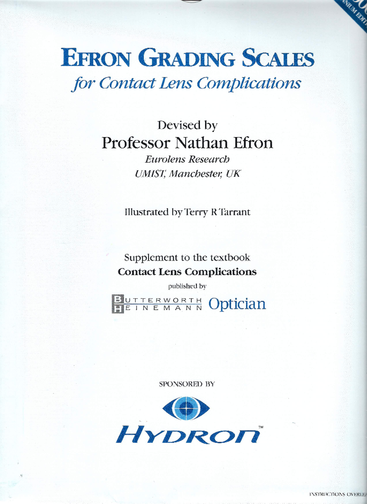 EFRON GRADING SCALES for Contact Lens Complications: A Guide - Studocu