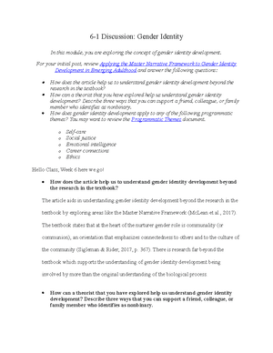 Milestone 5- Lifespan - PSY 211 Module Five Milestone Template You must ...