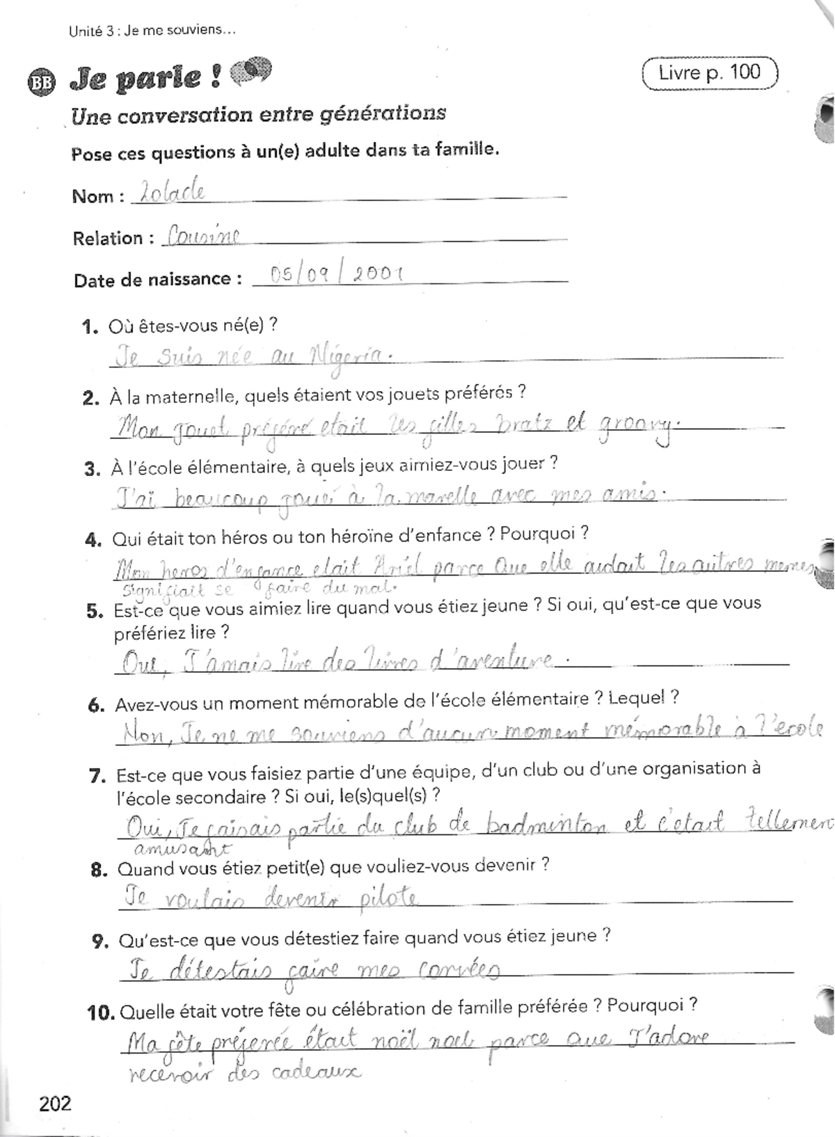 French Homework Assignment Guide - Studocu