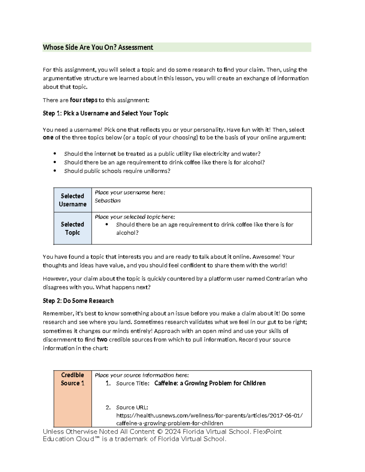 Whose side are you on activity worksheet - Whose Side Are You On ...
